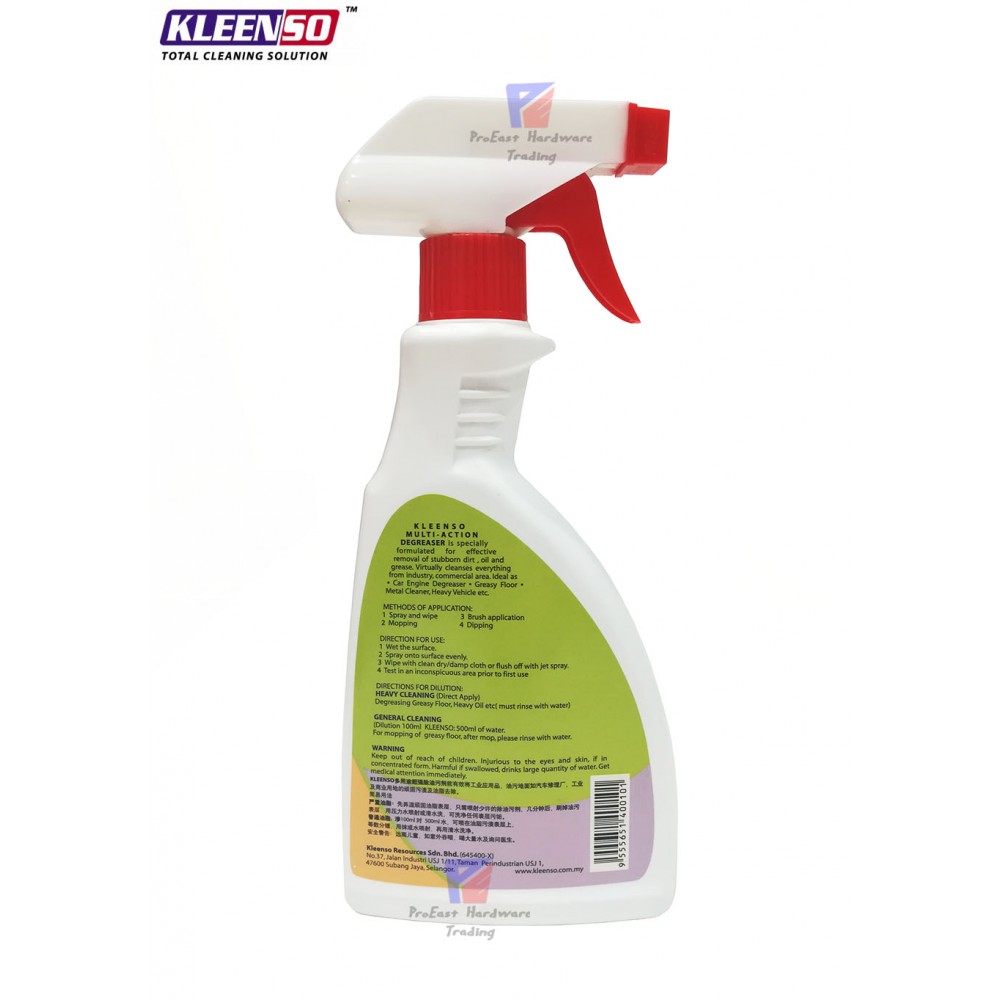 KLEENSO MULTI-ACTION DEGREASER - 500ml
