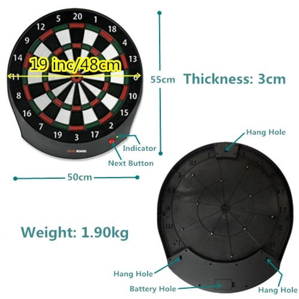 GRAN BOARD Dash Global Online Bluetooth Electronic Dartboard