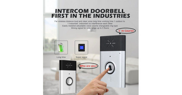 H6 Wireless 2 Way Voice Intercom Doorbell