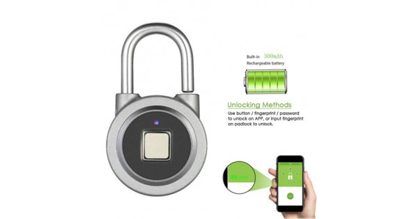 OKLOK FB50 Keyless Fingerprint Bluetooth Smart Padlock