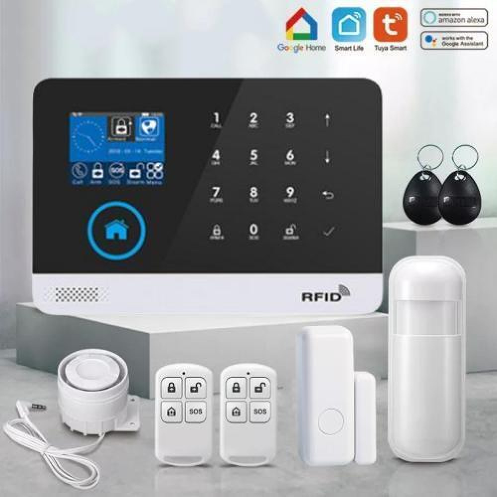 Smart Security PG-103 433mhz Wireless GSM & WiFi Anti-Theft Home/Office ...