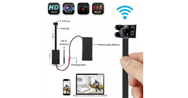 LOOKCAM Pro S10 Night Vision WiFi Module Hidden Spy Camera