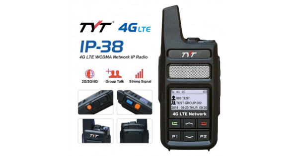 TYT IP-38 Plus 4G LTE GPS Network POC Radio Walkie Talkie (SATU MALAYSIA)