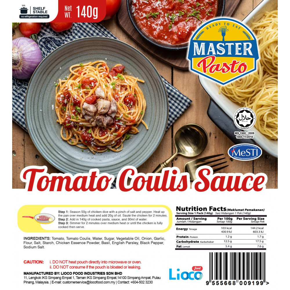 [HALAL - Lioco Food] Tomato Coulis Sauce (Ready To Eat - Marketplace ...