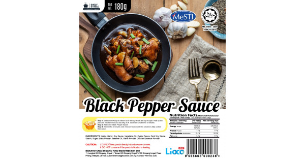 [HALAL - Lioco Food] Garlic Black Pepper Paste (Ready To Eat ...