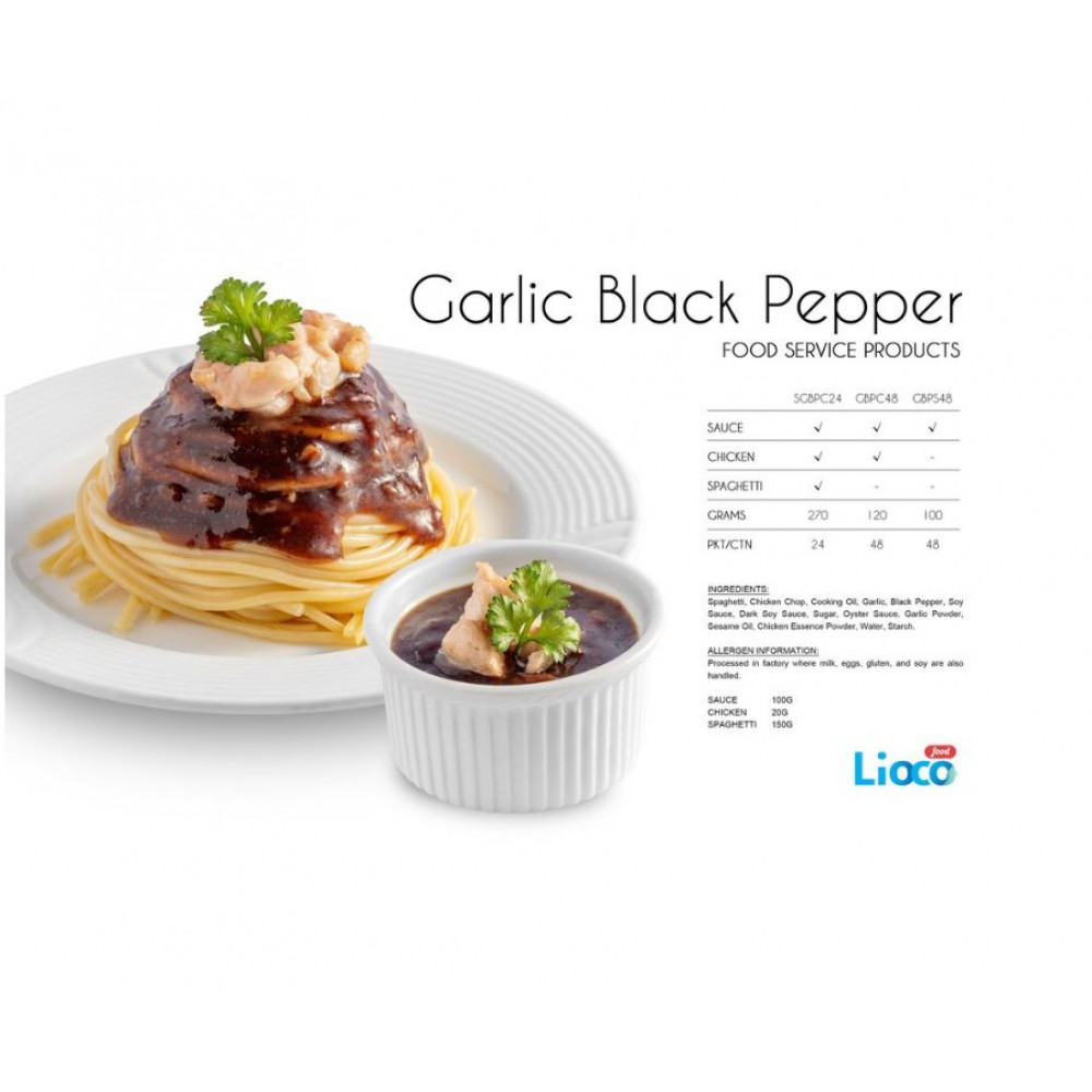 [HALAL - Lioco Food] Garlic Black Pepper Paste (Ready To Eat ...