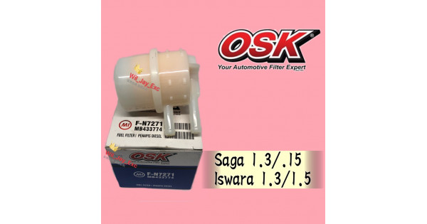 OSK FUEL FILTER SAGA 12V, ISWARA (F-N7271)