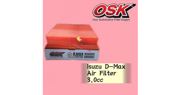 OSK AIR FILTER ISUZU DMAX 3.0CC A-6424 (8-981402660)