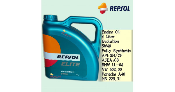 REPSOL 5W40 ELITE EVOLUTION FULLY SYNTHETIC 4 LITER