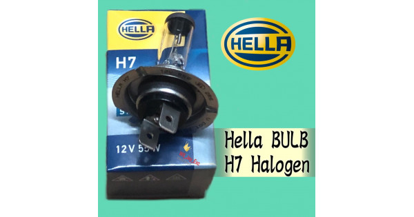 HELLA STANDARD H7 12V 55W HALOGEN BULB 8GH 007 157-123 CAR LIGHT