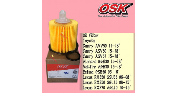 OSK OIL FILTER O-N1646 CAMRY HYBRID,VELLFIRE,ALPHARD 3.5,ESTIMA,LEXUS ...
