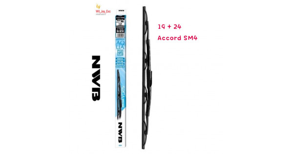 NWB GRAPHITE WIPER BLADE AQUA JAPAN (19"+24") (ACCORD SM 4)