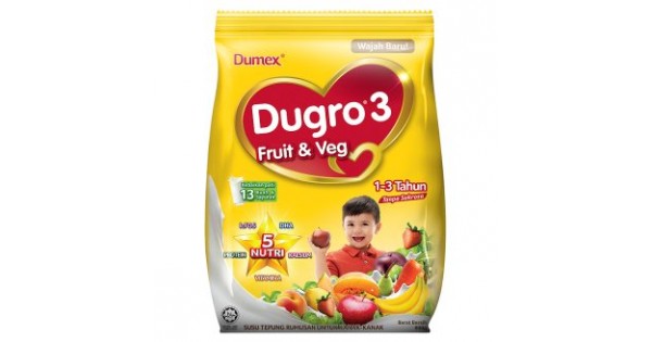 Dugro 3 Fruit & Vege 900g