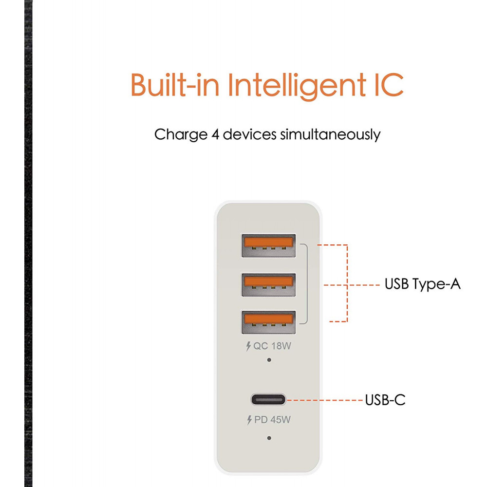 J5 Create 4-Port PD Super Charger - JUP4263