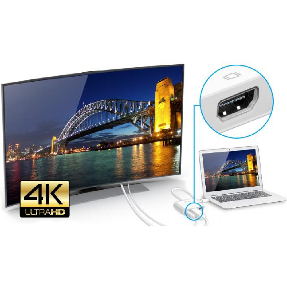 J5 Create USB Type-C to HDMI & USB3.0 Hub With Power - JCA379