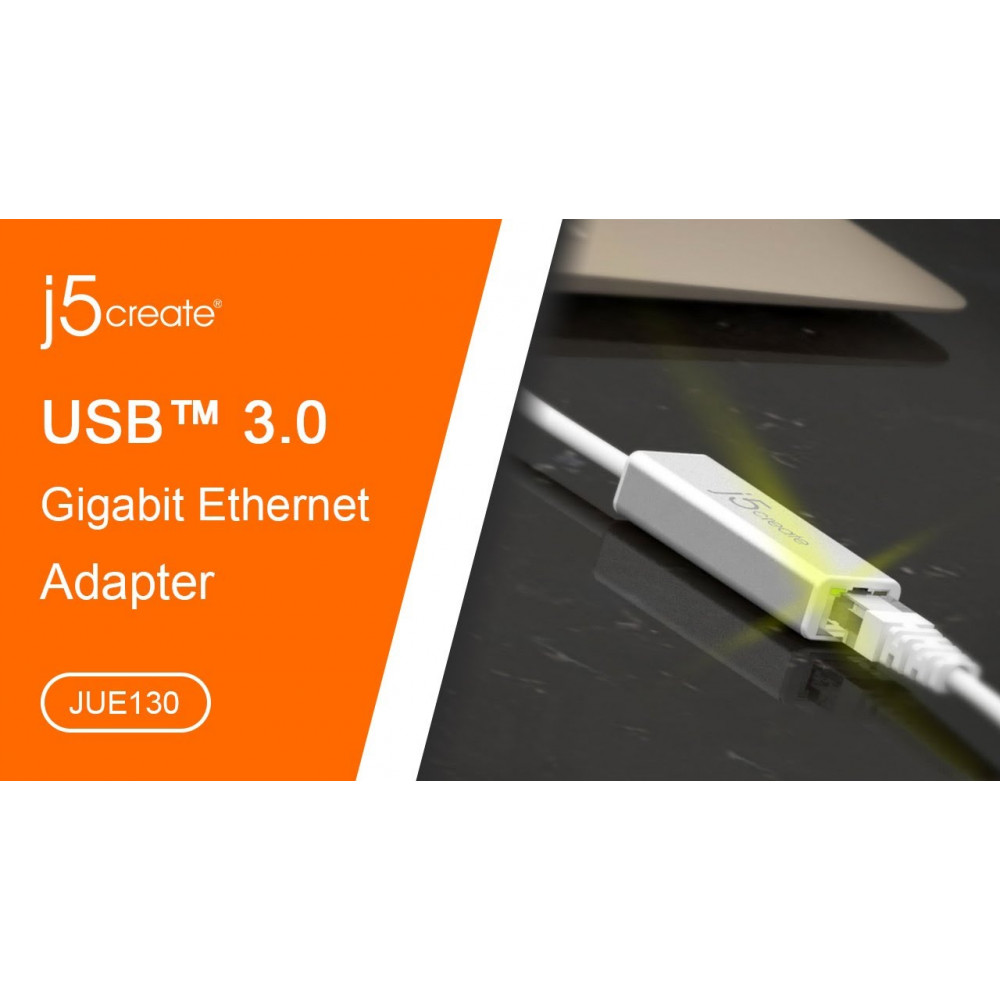 J5 Create USB 3.0 Gigabit Ethernet Adapter - JUE130