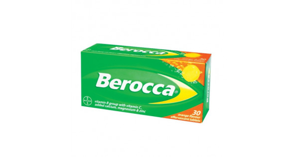 BEROCCA EFF TAB ORANGE 15'S X 2 Tubes