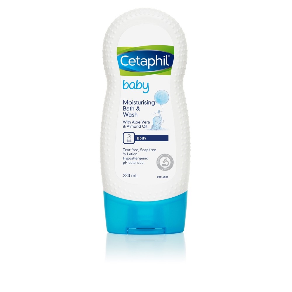 CETAPHIL BABY MOIST BATH & WASH 230ML