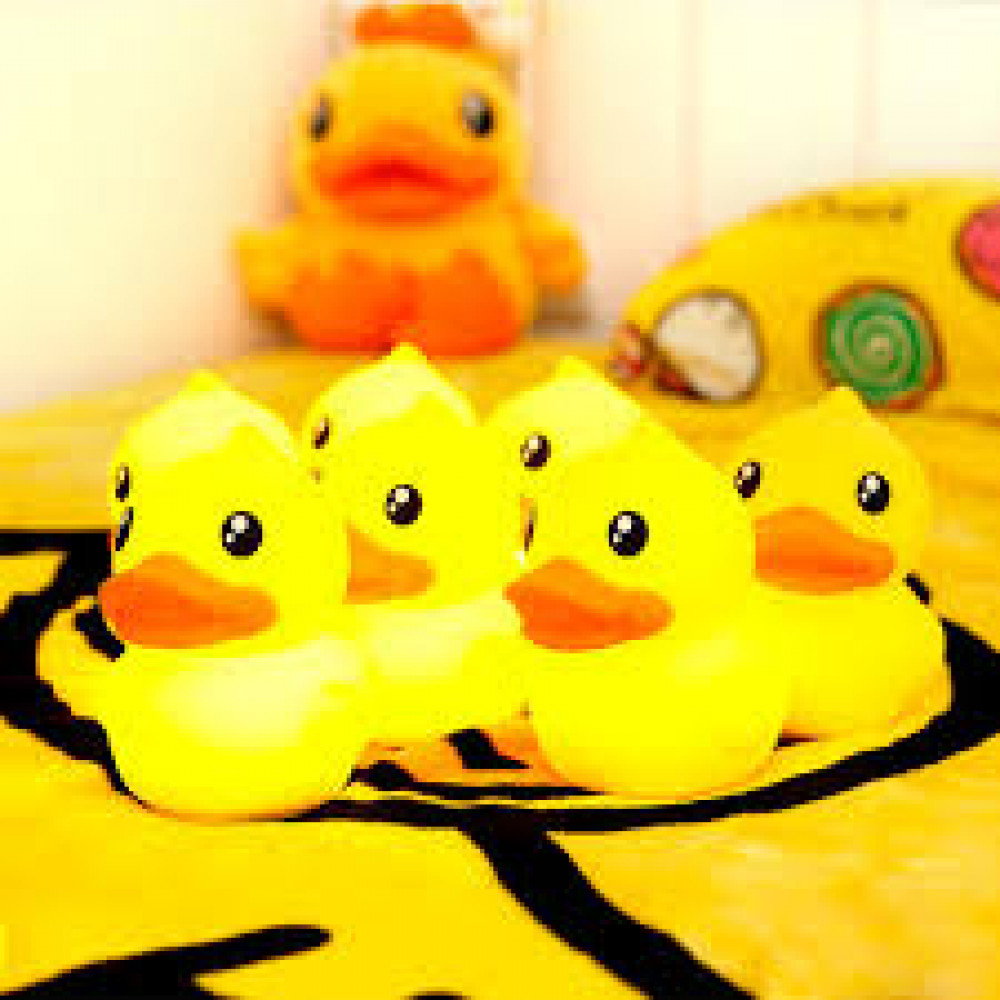B.DUCK Silicone Touch Sensor LED Night Light Toy Four Brights USB LED ...