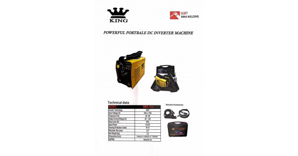 KING WELDING MACHINE MMA201G