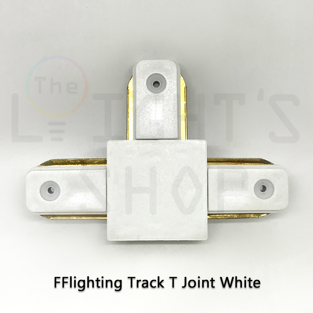 FFL Track Rail T Joint White/Black#FF Lighting#Track Rail Fitting#Track ...