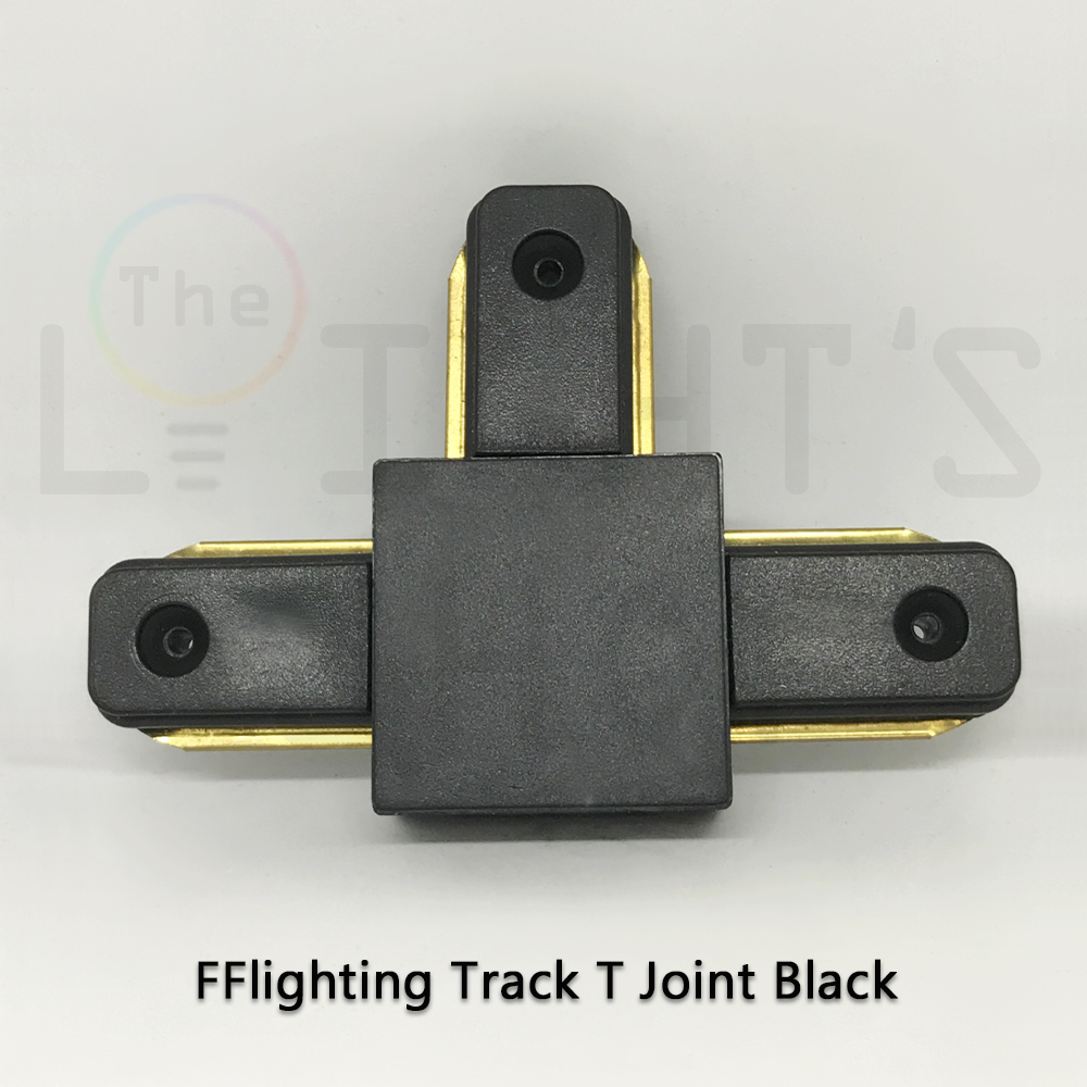 FFL Track Rail T Joint White/Black#FF Lighting#Track Rail Fitting#Track ...