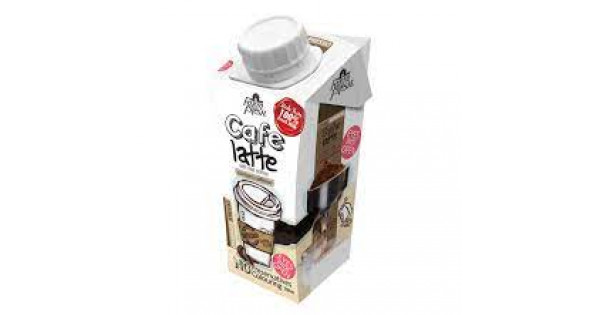 CAFFE LATTE UHT MILK 1 CARTON 24 BOTTOL