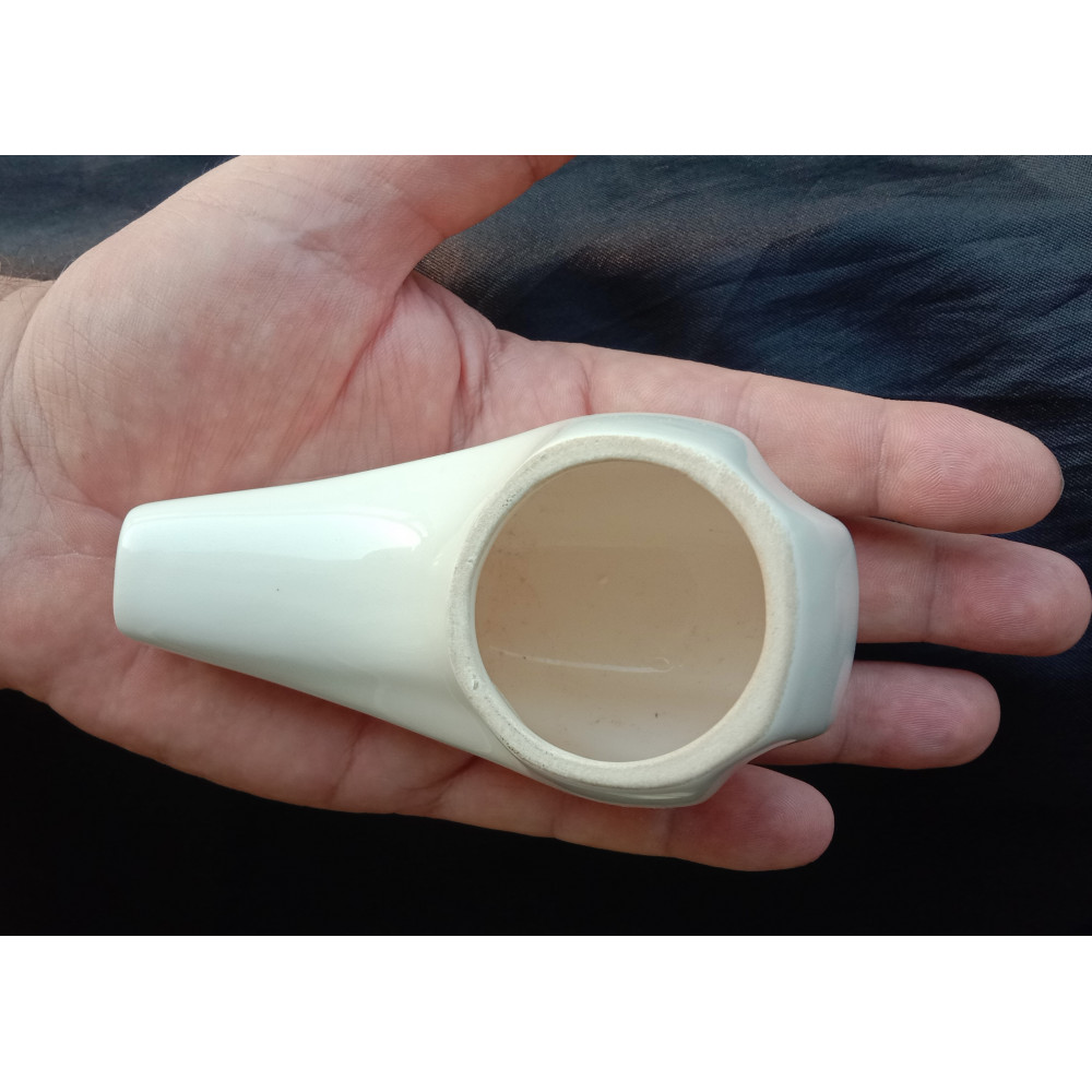 Ceramic Salt Inhaler Pipe with Pink Himalayan Salt, Refillable, Refill ...