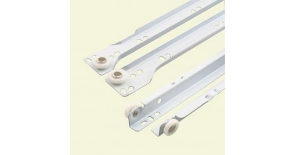 1 Pair 14” (350mm) Cabinet Drawer Wheel Roller Runner Slider Rail