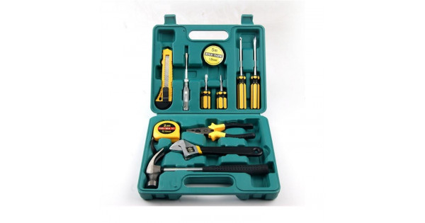 12 pcs Household Hardware Multipurpose Tool Box Set