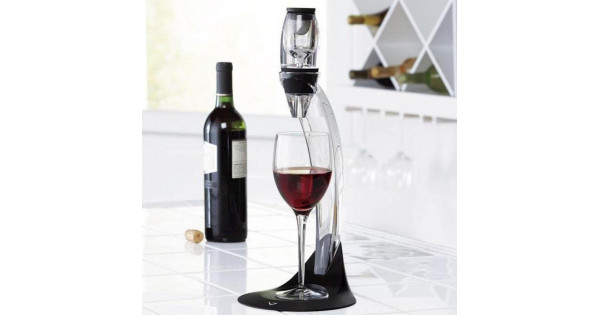 Magic Decanter Essential Wine Aerator & Tower Deluxe Aerator Set