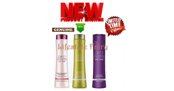Difo Ginger Shampoo & Conditioner + Caviar Shower Gel Promo Pack