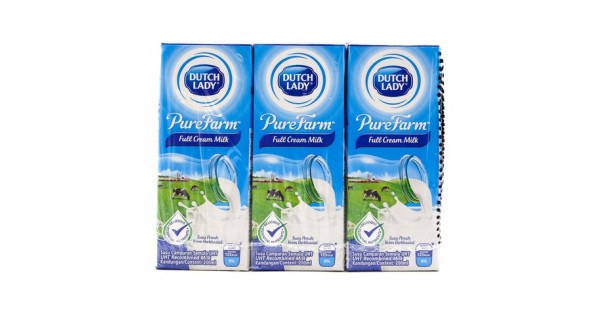 Dutch Lady Full Cream Milk (6x200ml/900ml/1L)