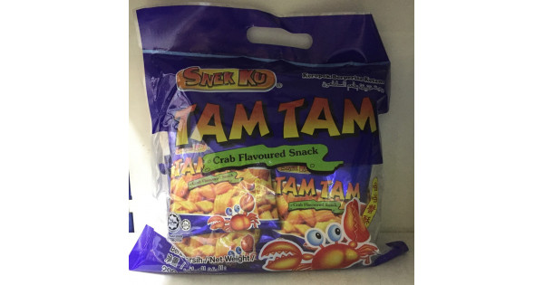 Tam Tam Crab Flavoured Snacks (8x25g)