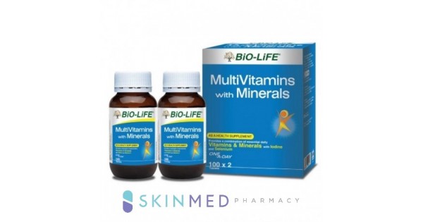 BIO-LIFE MULTIVITAMINS WITH MINERALS 100S X 2
