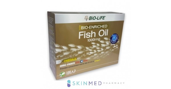 BIO-LIFE BIO ENRICHED FISH OIL 1000MG 100S X 3