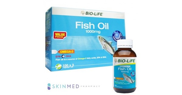 BIO-LIFE FISH OIL 1000MG 100S X 3