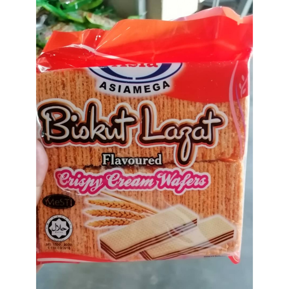 Biskut Wafer - Coklat