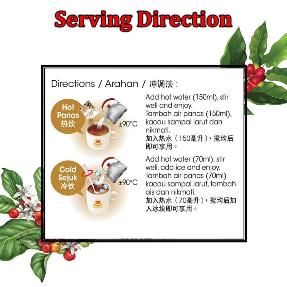 Kluang Mountain Cap Televisyen Coffee Mix 3 in 1 (10 sachets x 1 pack ...