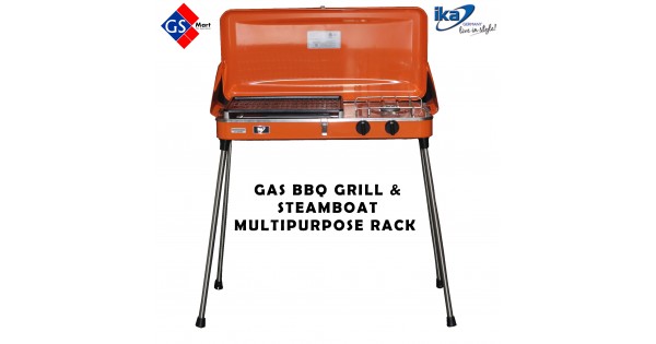 2 in 1 BBQ Grill & Steamboat Multipurpose Rack