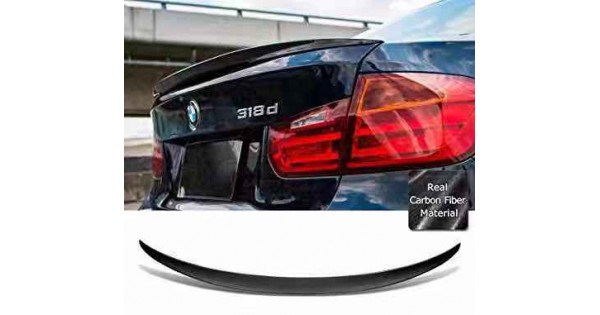 BMW F30 MP Style Carbon Fiber Car Body Kit Rear Trunk Spoiler Lip Wing