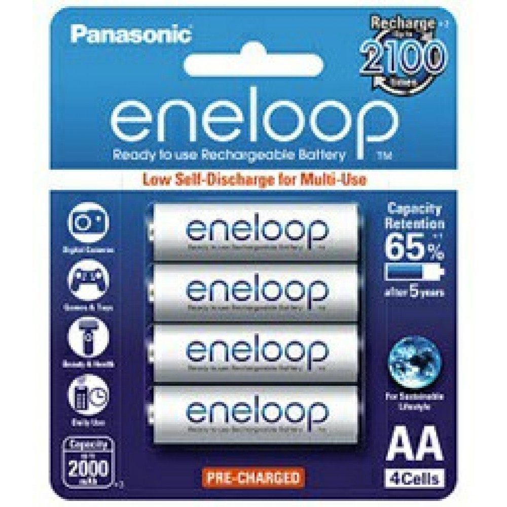 Panasonic Eneloop Aa Rechargeable Battery 2100mah
