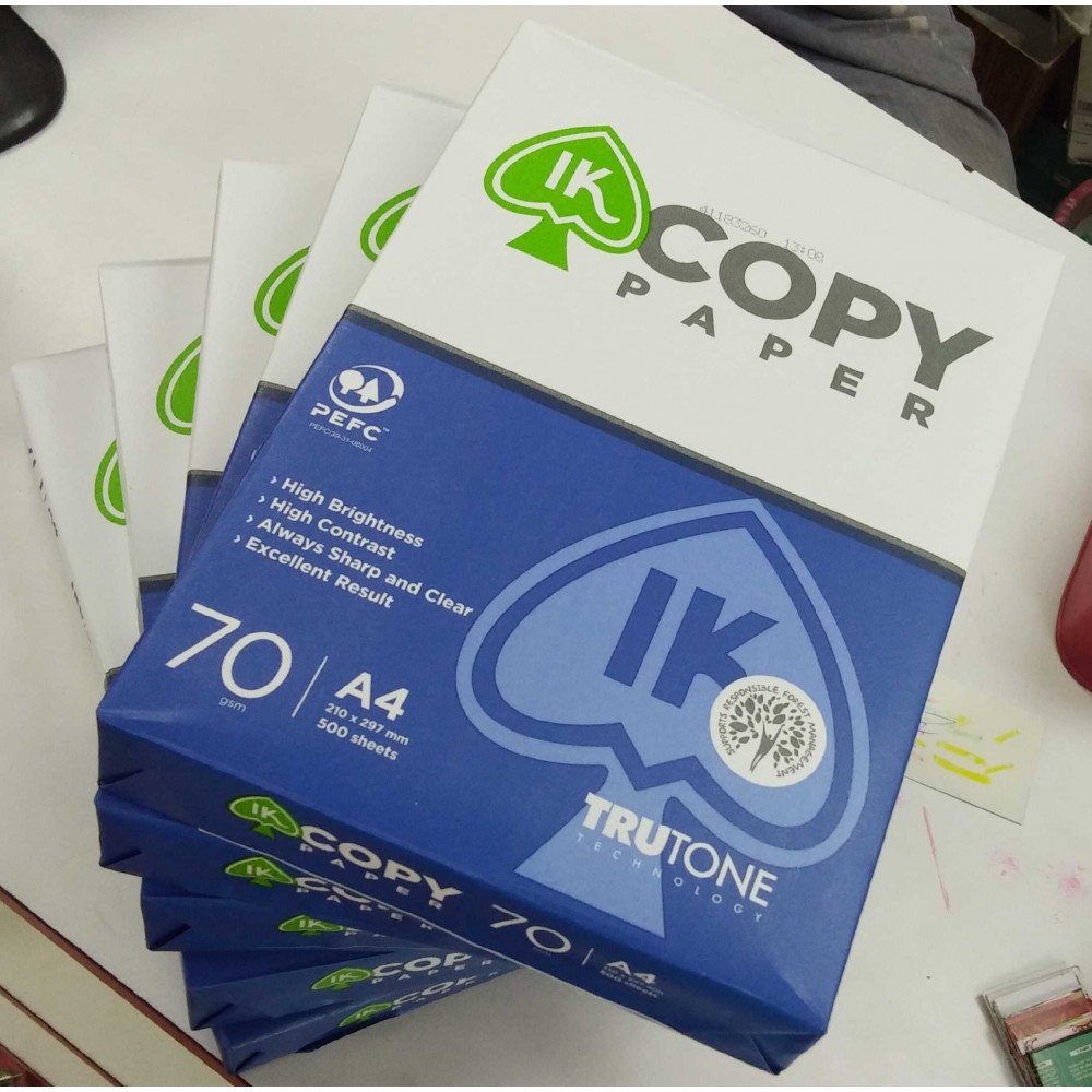 IK Copy Photocopy Paper A4 Size 500 Sheets 