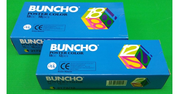 Buncho Poster Colors Set 15cc