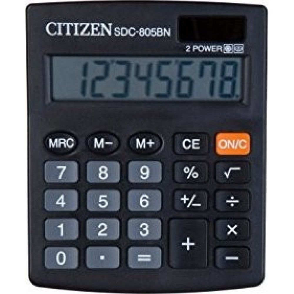 CITIZEN CALCULATOR (8 DIGITS) SDC-805BN