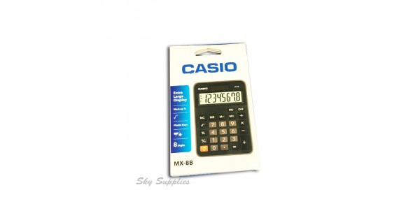 CASIO CALCULATOR 8 DIGITS MX-8B