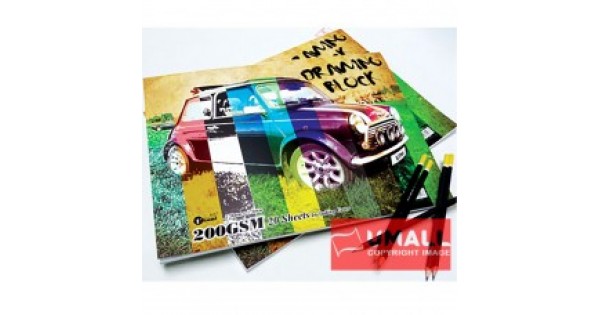 UKAMI DRAWING BLOCK 200G B4 20'S (S1111)
