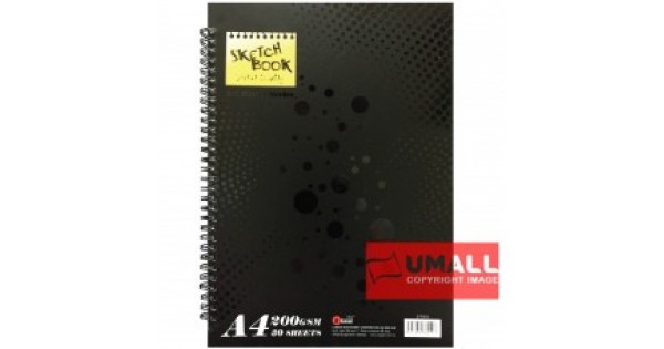 UKAMI SKETCH BOOK 200G A4-30P (S7313)