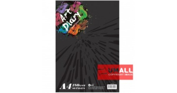 UKAMI ART DIARY 180G A4-80P (S6313)