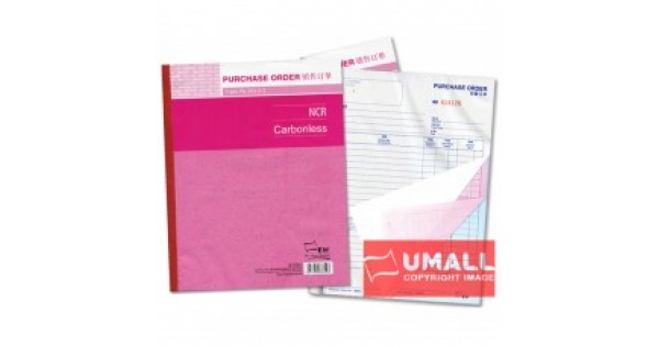 UNI PURCHASE ORDER NCR 3 PLY X 25'S 10" X 7.5" (S-7524)
